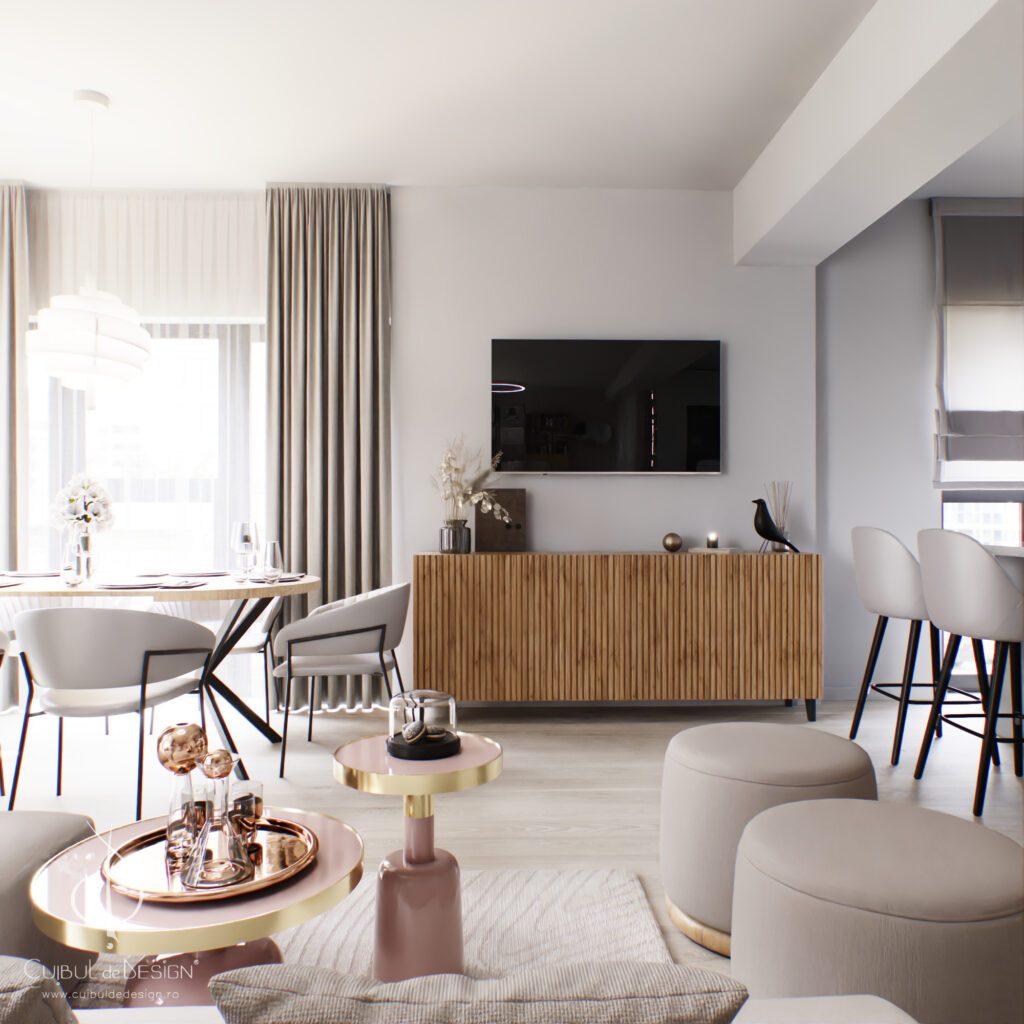 "My new home". Proiect interior design apartament 3 camere. Cuibul de ...