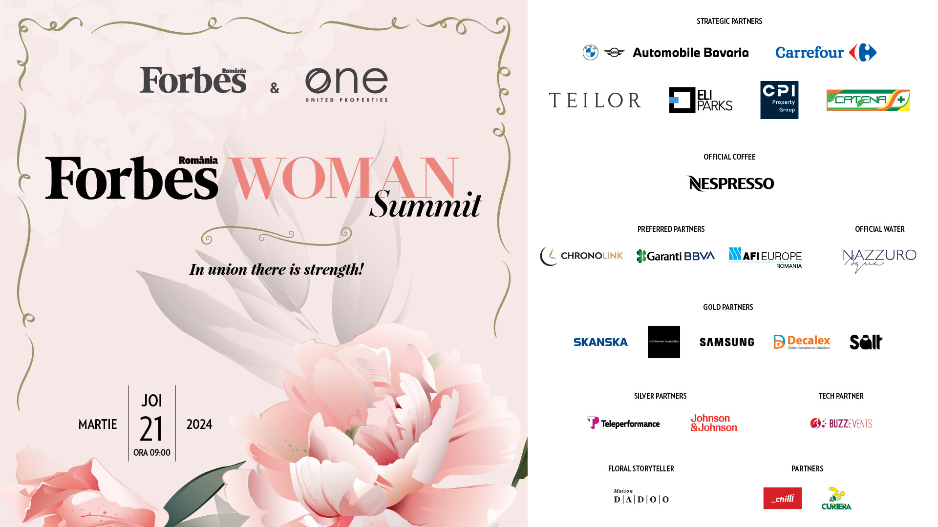 Cea de-a șaptea ediție a Forbes Woman Summit - Cuibul de design